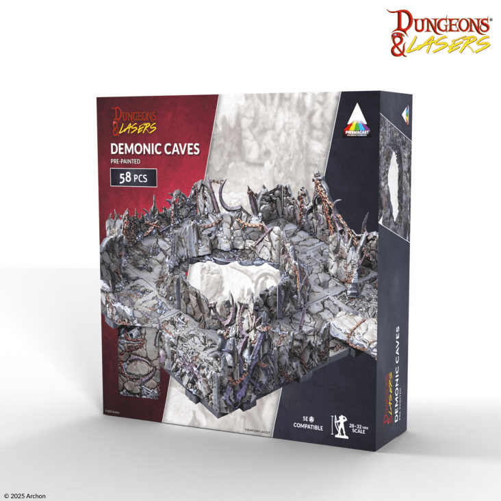 Archon Studio - Demonic Caves PrismaCast™ Pre-Painted Terrain